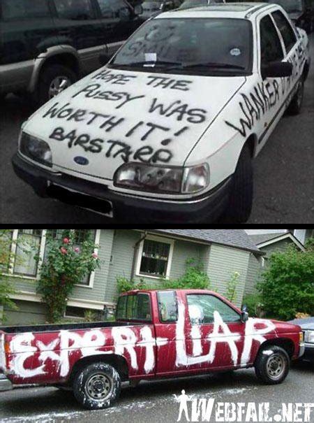 Ex Girlfriends Revenge Fail Picture Webfail Fail Pictures And