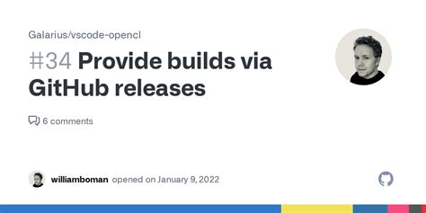 Provide Builds Via GitHub Releases Issue Galarius Vscode Opencl GitHub