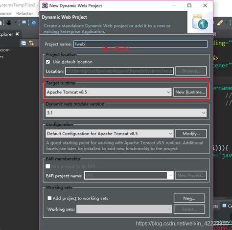 Eclipse中部署第一个jsp项目（详细）java Jsp Projects Csdn博客