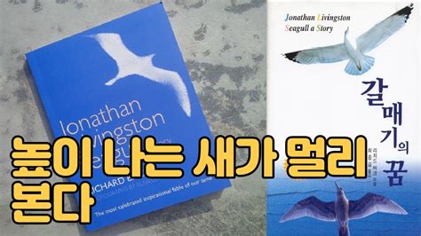 높이 나는 새가 멀리 본다 ‘갈매기의 꿈 Youtube