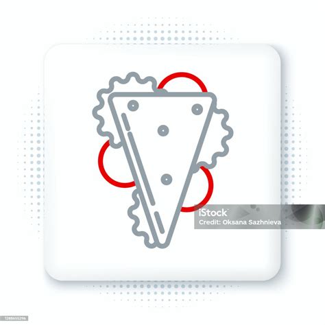 흰색 배경에 격리 된 라인 샌드위치 아이콘 햄버거 아이콘 햄버거 음식 기호 치즈버거 사인 길거리 패스트푸드 메뉴 다채로운 개요