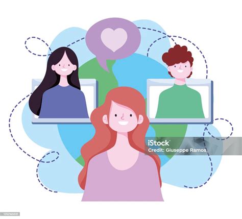 온라인 교육 교사 연결 학생 웹 사이트 인터넷을 이용한 과정 지식 개발 개발에 대한 스톡 벡터 아트 및 기타 이미지 개발 거리가 먼 공부 Istock