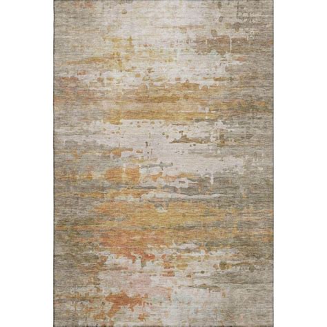 Addison Rugs Mayfield Premium Machine Washable Abstract Amf2034 Khaki 3