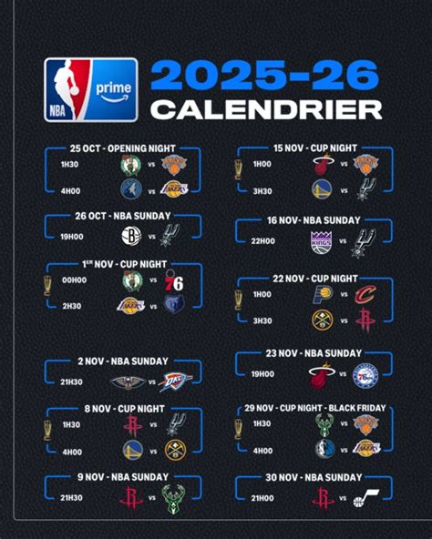 Regarder Nba 2025 2026 Streaming Et Diffusion Tv En France