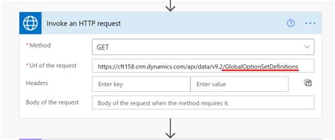 Retrieve Metadata Of Global Optionsets From Dynamics 365 In Power Automate With Azure Ad