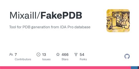 Github Mixaillfakepdb Tool For Pdb Generation From Ida Pro Database