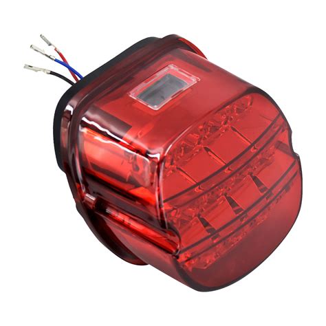 Led Red Rear Brake Tail Light Fit For Harley Touring Softail Dyna