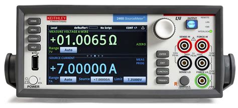 Measuring Low Resistance Devices With High Current Using The Model 2460 Sourcemeter Smu