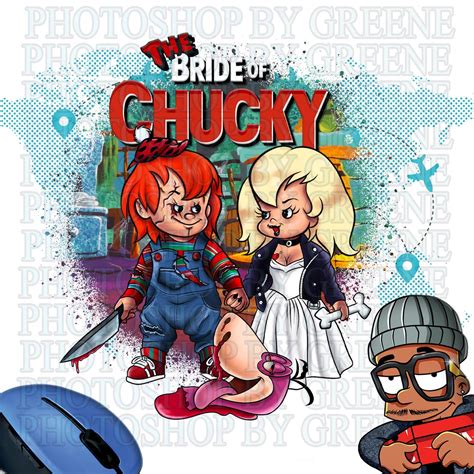 Bride Of Chucky Mash Up Etsy