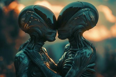 Premium Photo Interstellar Love Story Between Extraterrestrial B