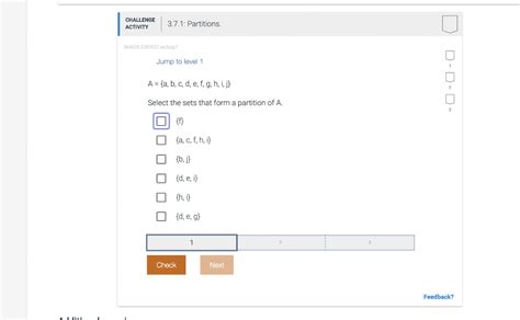 Solved CHALLENGE ACTIVITY Partitions Chegg