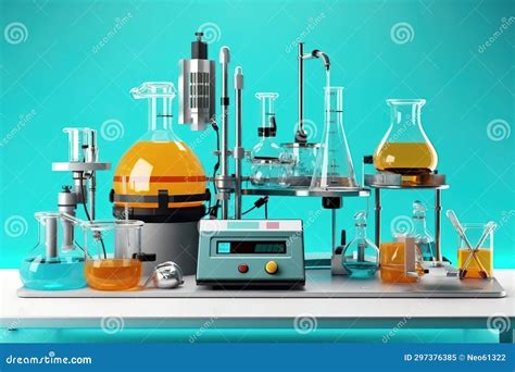 Beautiful Modern Chemical Lab Equipment Generative Ai Stock Image Image Of Energy Machine