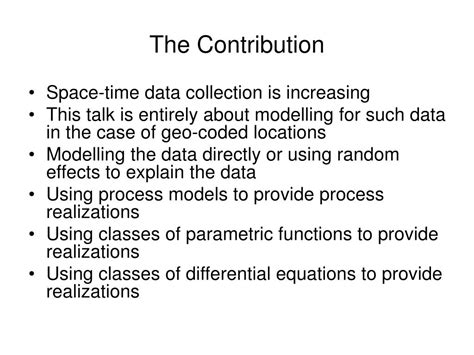 Ppt Space Time Modelling Using Differential Equations Powerpoint Presentation Id 5705166