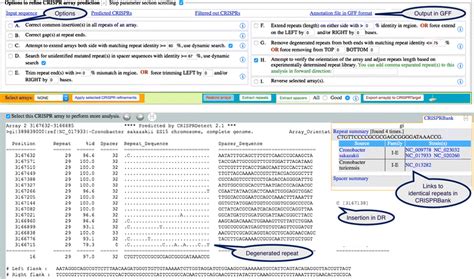 Crisprdetect Web Output An Example Of A Predicted And Automatically Download Scientific