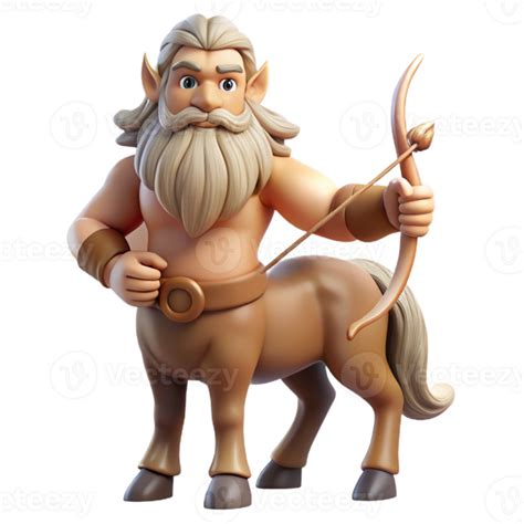 Extraordinary Classic A Wise Old Centaur With A Long Flowing High