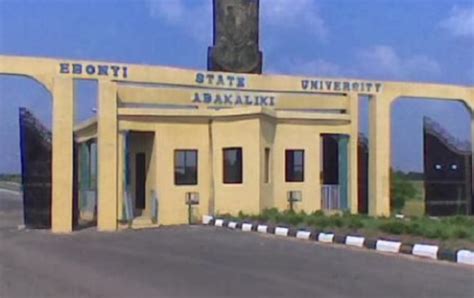Ebonyi State University News Updates •ng