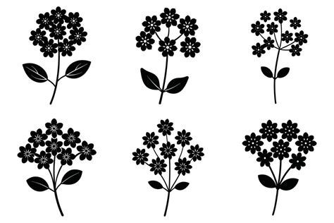 Black And White Floral Illustrations 60698388 Vector Art At Vecteezy