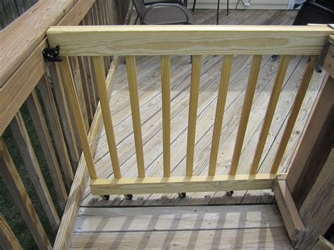 My Jobs DIY A Sliding Gate For My Deck