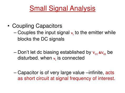 PPT Section Small Signal Model Analysis PowerPoint Presentation ID