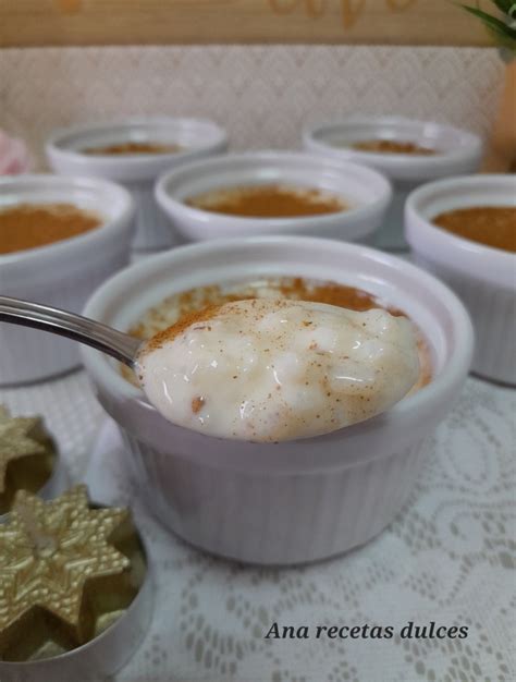 Arroz Con Leche Andaluz Muy Cremoso Ana Recetas Dulces