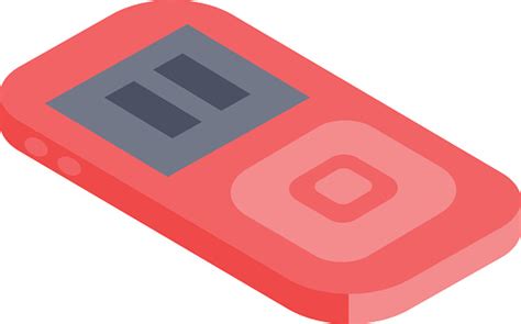 제품의 등각투영 음악 플레이어 3d 벡터 아이콘크기 웹 및 모바일 3차원 형태에 대한 스톡 벡터 아트 및 기타 이미지 3차원