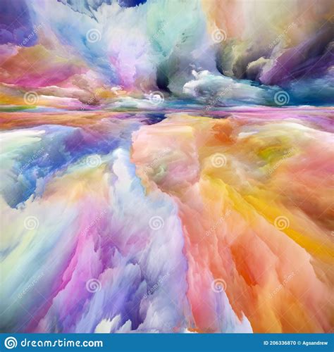Summation Of Inner Spectrum Stock Illustration Illustration Of