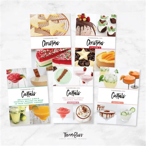 Thermomix Christmas Volumes 1 And 2 Cocktails 1 2 And 3 Cookbook Bundle