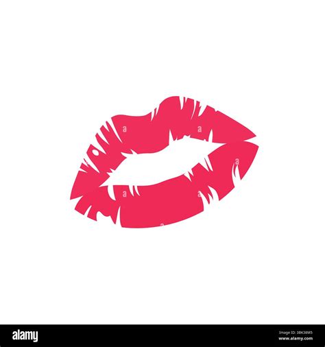 Kiss Mark Kissing Lipstick Love Lip Hot Pink Emoji Symbol Sign Icon