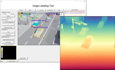 Visualization Of Depth Map Used For The Distance Calculation Where Download Scientific Diagram