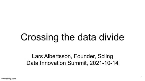Crossing The Data Divide Ppt Free Download