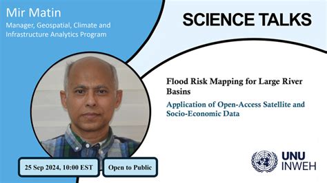 Science Talk Flood Risk Mapping For Large River Basins United