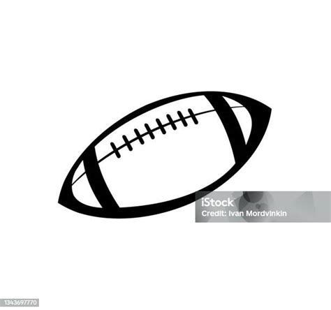 럭비 공 운동 선수를위한 스포츠 장비 흰색 배경에 격리 기호 아이콘 흑백 스텐실 일러스트 벡터 0명에 대한 스톡 벡터 아트 및 기타 이미지 Istock