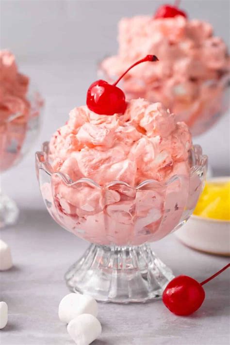 Easy Cherry Fluff Salad Recipe 5 Ingredients 5 Minutes