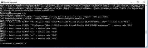 Vs2015 Errors With Git Source Code Qt Forum