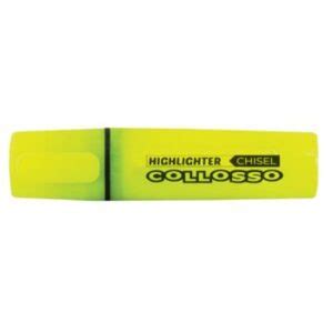 Collosso Highlighter Chisel Tip Yellow
