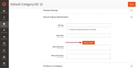 Magento 2 How To Add Custom Button In Backend Category Page Section