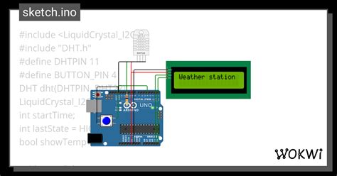 Two Mode Weather Station Wokwi Esp32 Stm32 Arduino Simulator