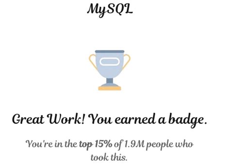 gopa vamsi on linkedin mysql linkedinskillassessment programming dbms trendingnow