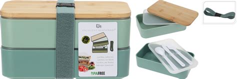 კონტეინერი თავსახურით 2 ცალი ბამბუკი Jysk