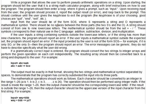 C Programming Important Code Should Be Written Chegg Com