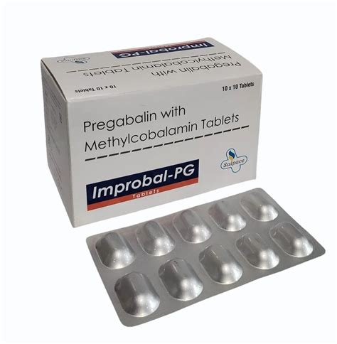 Improbal Pg Pregabalin Methylcobalamin Tablets 10 X 10 At Rs 140 Stripe In Panchkula