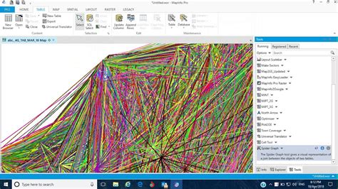 pci collision detection using spider graph tool mapinfo youtube