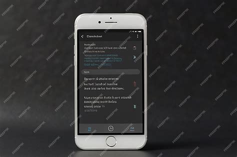 Smartphone With Social Media Notifications Premium Ai Generated Image