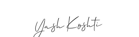 98 Yash Koshti Name Signature Style Ideas Special E Signature