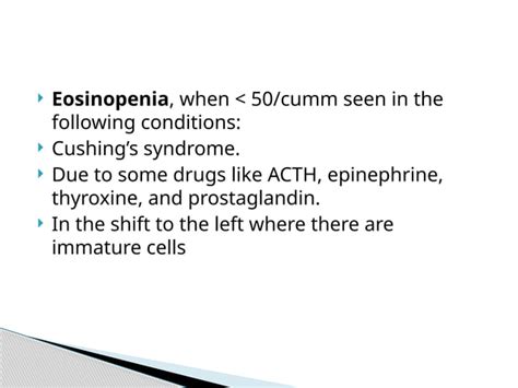 Determination Of Total Eosinophil Count Tec Pptx