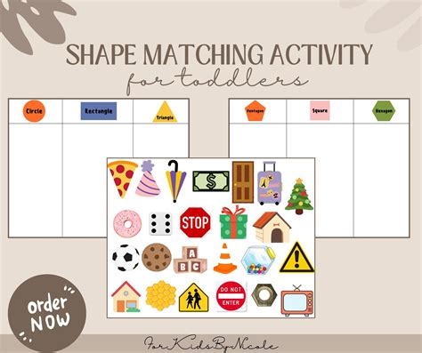 Shape Sorting Activity Prebabe Printables Learning Shapes Sorting Matching Game Prebabe