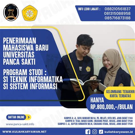 biaya kuliah jurusan teknik informatika dan sistem informasi di daerah