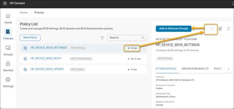 Simon Does Hp Connect For Intune Part3 Bios Settings