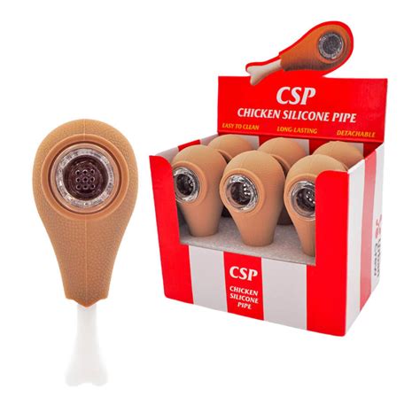 12cm Chicken Leg Csp Dry Silicone Pipe Bestbong420