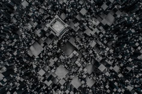 premium photo randomly distributed cubes industrial background 3d rendering